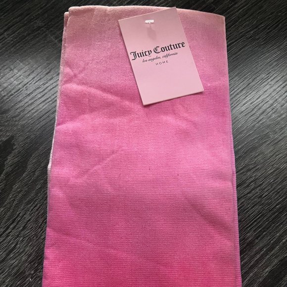 Juicy Couture | Kitchen | Juicy Couture Set Of 2 Pink Ombre Kitchen Towels | Poshmark